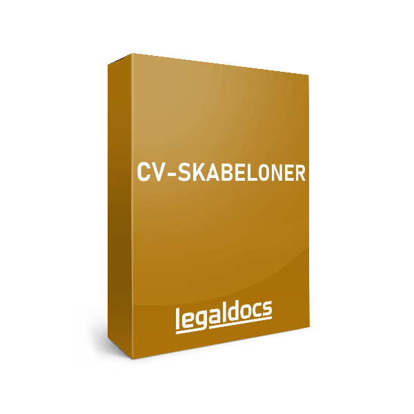 CV Skabeloner - Legal Docs